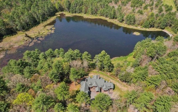 In the Poconos: Lackawaxen Tudor Revival House for Sale