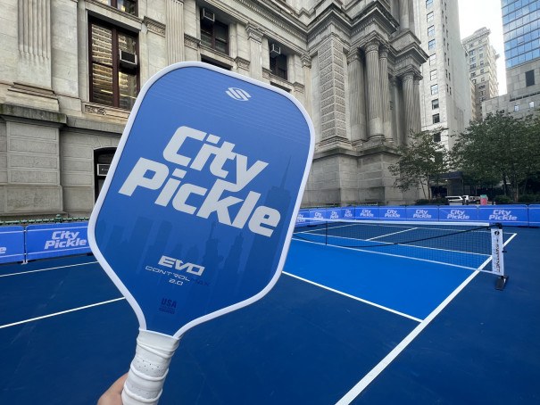 Pop-Up Pickleball Courts Debut at Dilworth Park