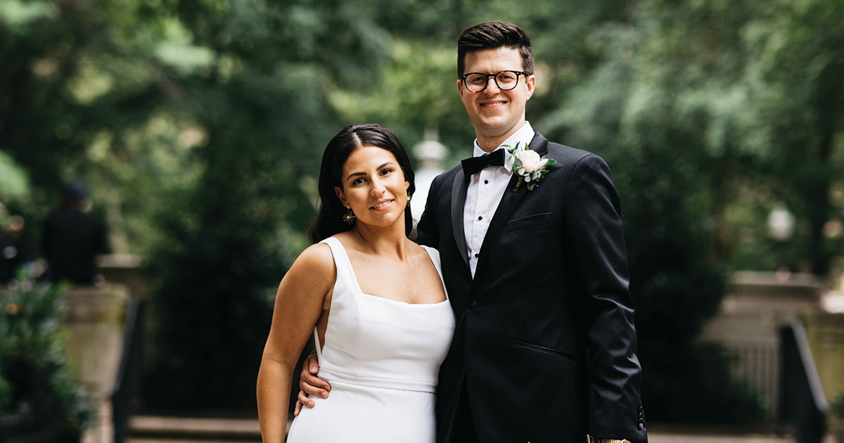 This Celestial-Themed Synagogue Wedding Was Out of This World