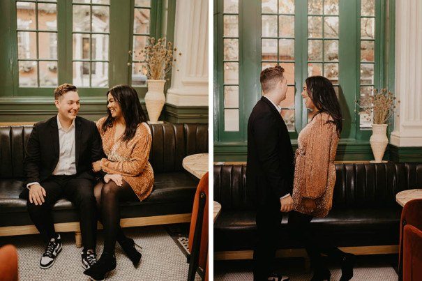Enswell Set the Scene for These Fancy, Fun Engagement Photos