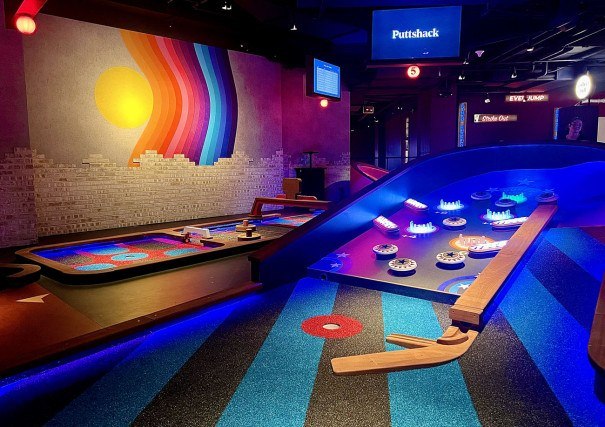 Inside Puttshack, Philly’s New High-Tech Indoor Mini Golf Spot