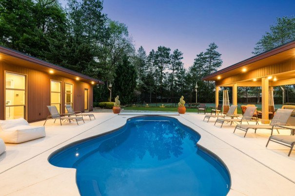 Mid-Century Modern Architect’s House for Sale in Forty Fort