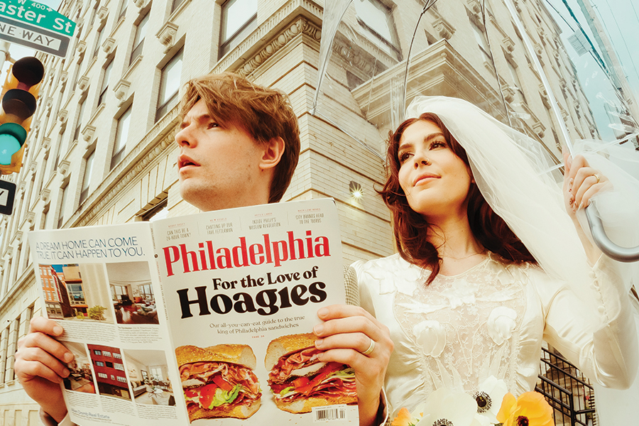 A Maas Building Wedding With a Mid-Century Garden Party Theme