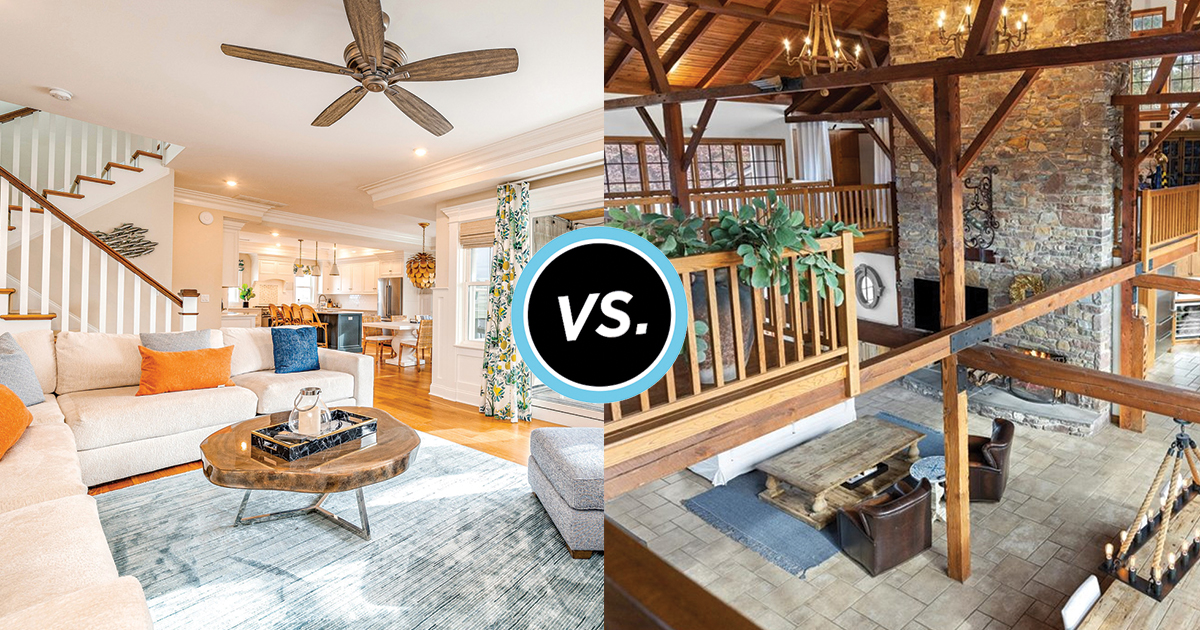 Philly Real Estate Showdown: A Shore House vs. A Montco Farm