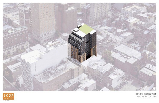 An Apartment Building Will Rise at Former PHA Building on Chestnut
