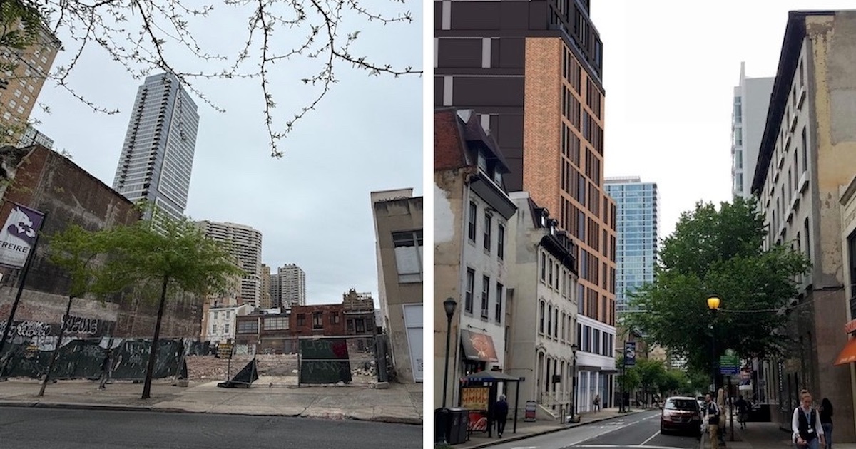 An Apartment Building Will Rise at Former PHA Building on Chestnut